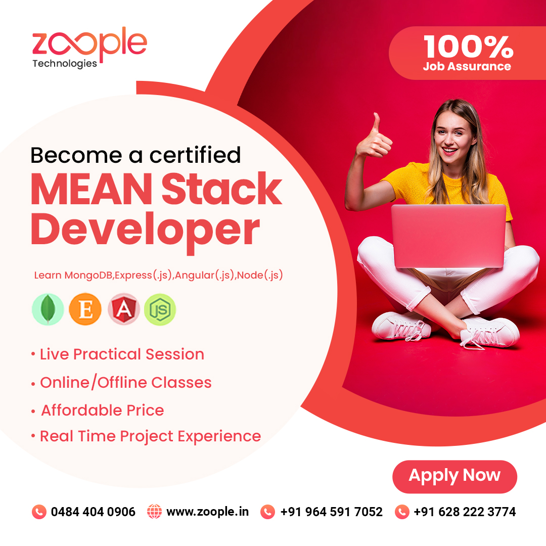 Best Mean Stack Training in Kochi | Zoople Technologies Best Mean Stack Training in Kochi | Zoople Technologies