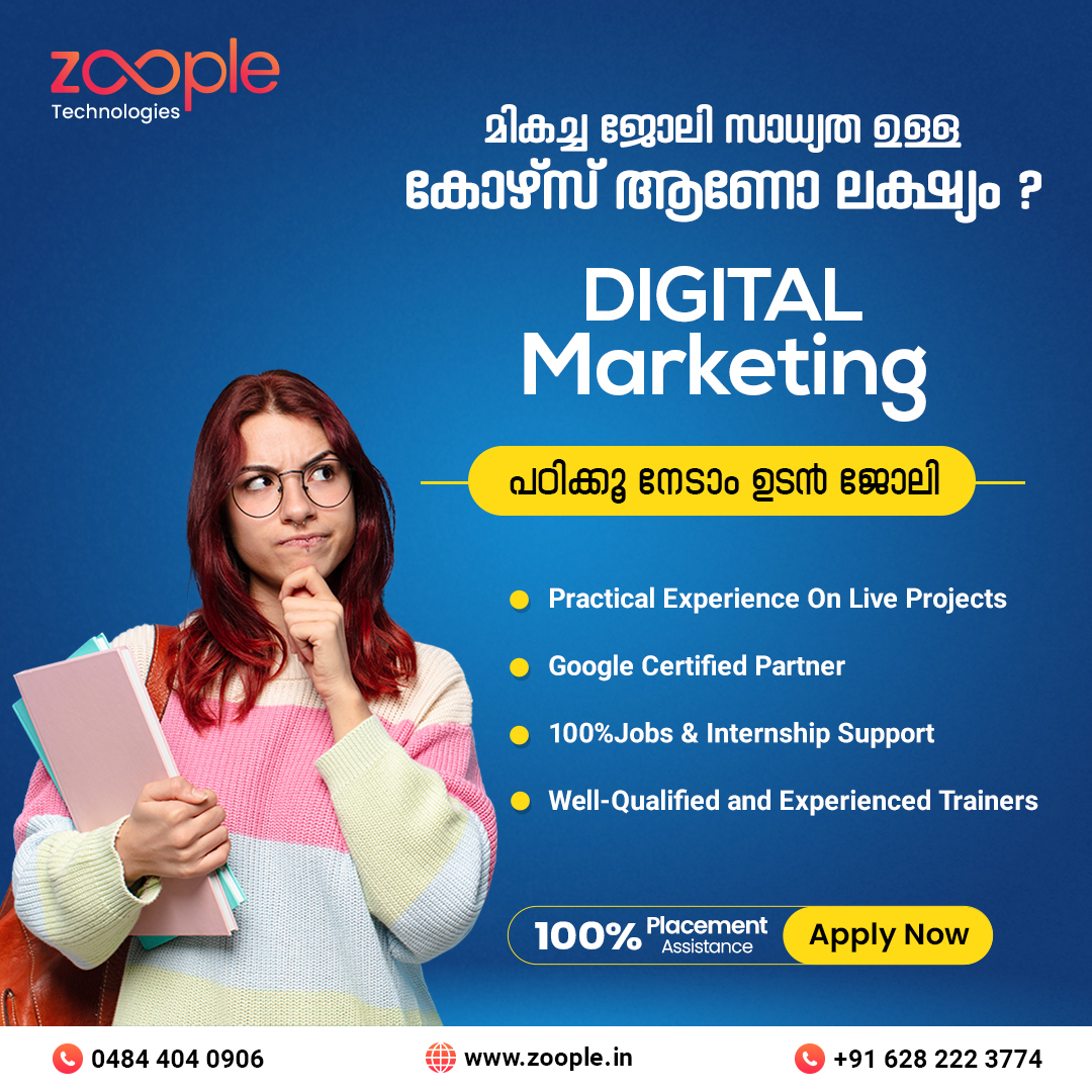 Digital Marketing course in Kerala, Kochi & Calicut | Training Institute